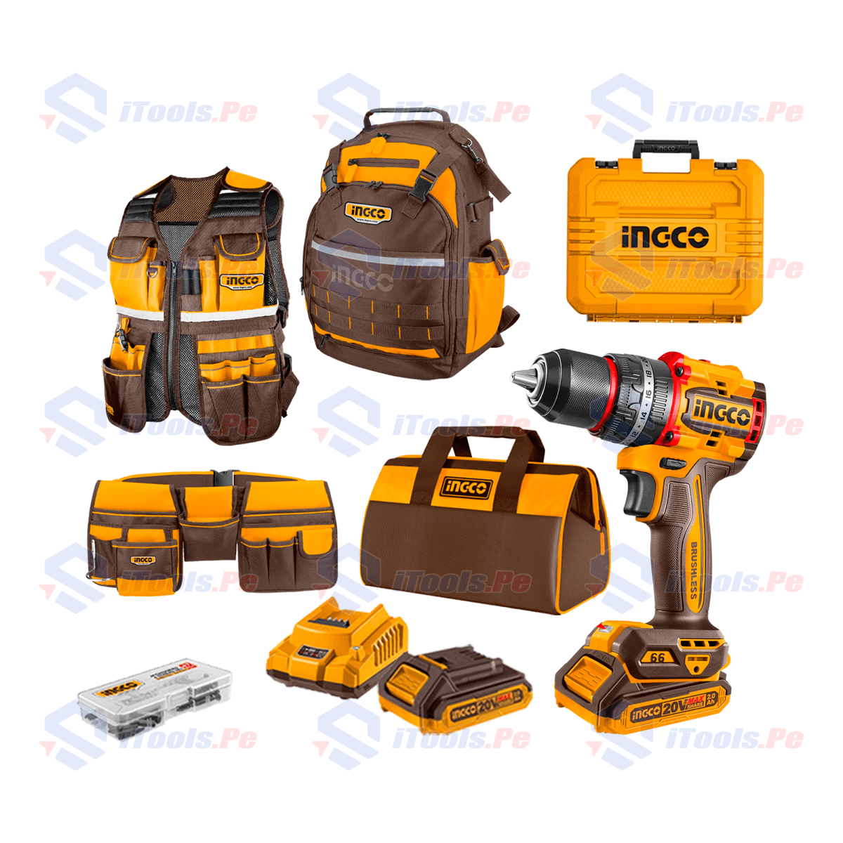 MEGA KIT TALADRO INGCO | iTools.Pe