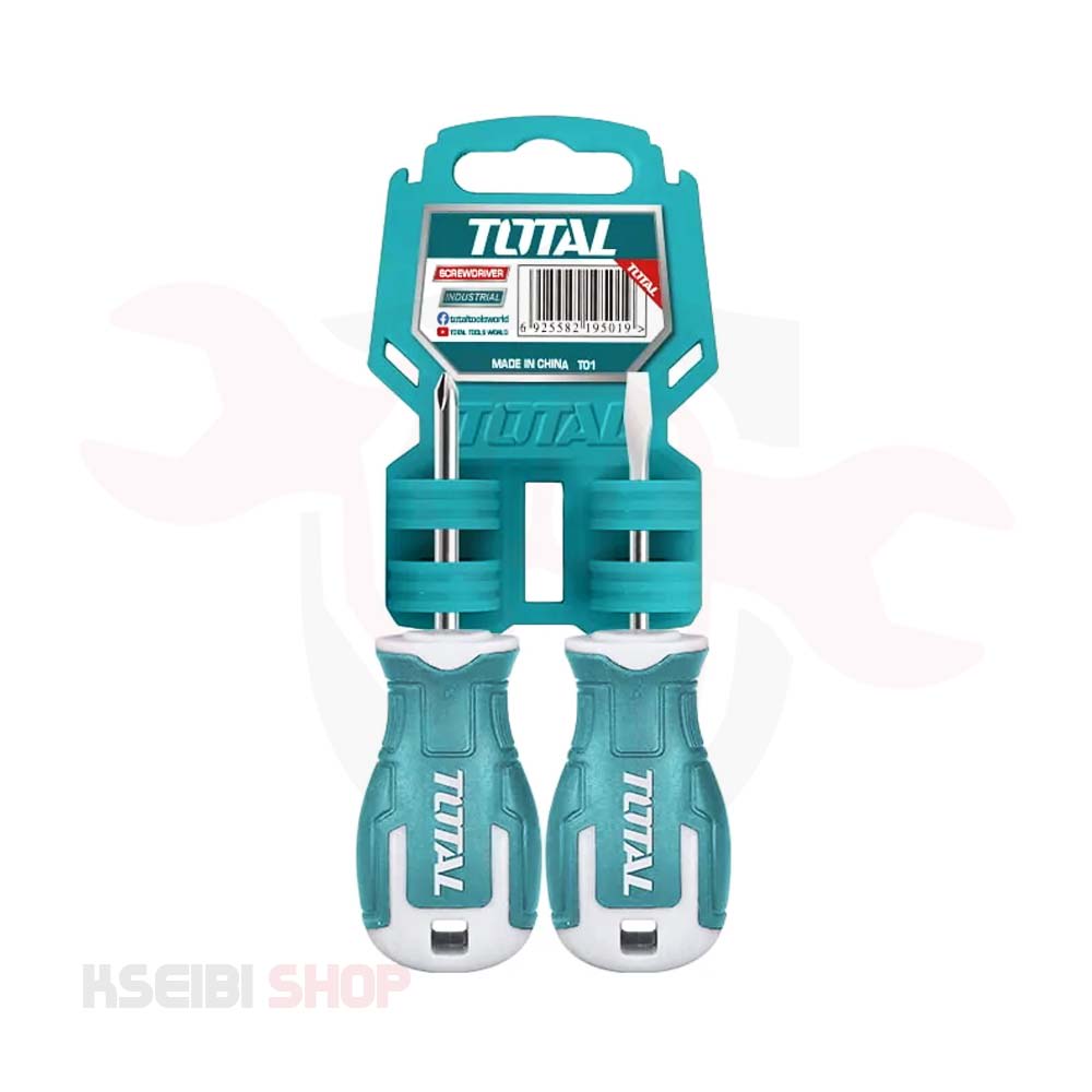 JUEGO DE 2 DESTORNILLADORES CORTOS TOTAL THTS20206 | iTools Store