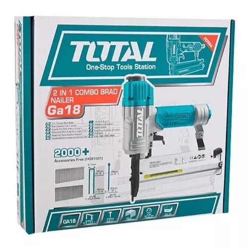 CLAVADORA Y ENGRAPADORA NEUMATICA 2 EN 1 TOTAL | iTools Store