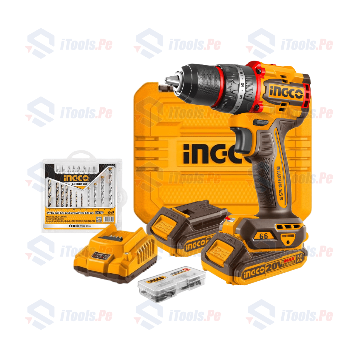 PACK CHAMBEADOR INGCO | iTools.Pe