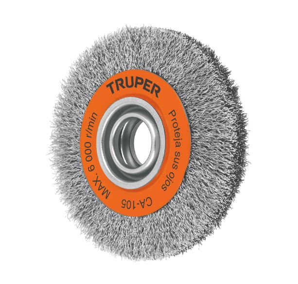 CARDA DE ALAMBRE ONDULADO 6", CALIBRE 0.35 MM TRUPER / 11520 | iTools Store