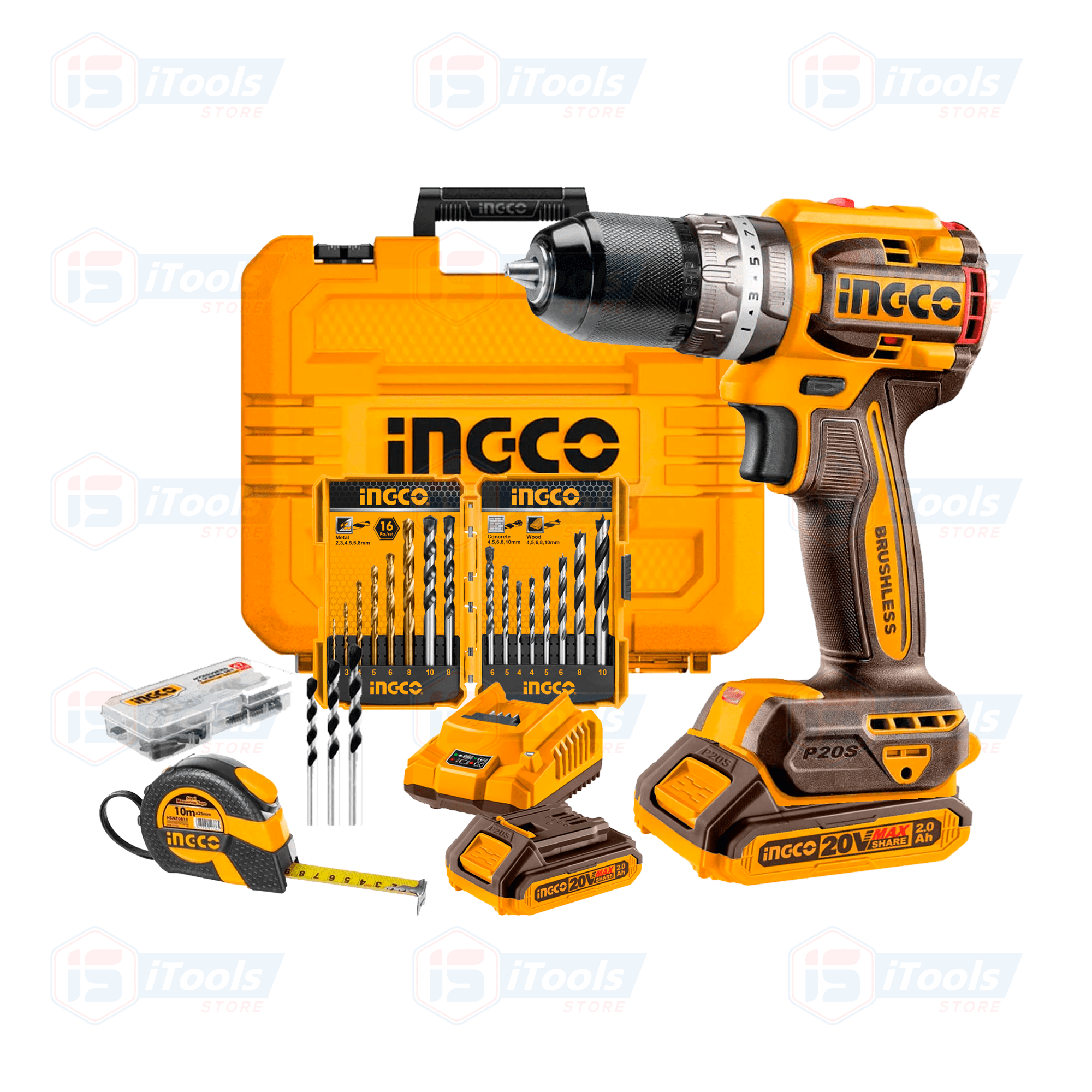 COMBO TALADRO INGCO INALAMBRICO 20V - ITOOLS | iTools Store
