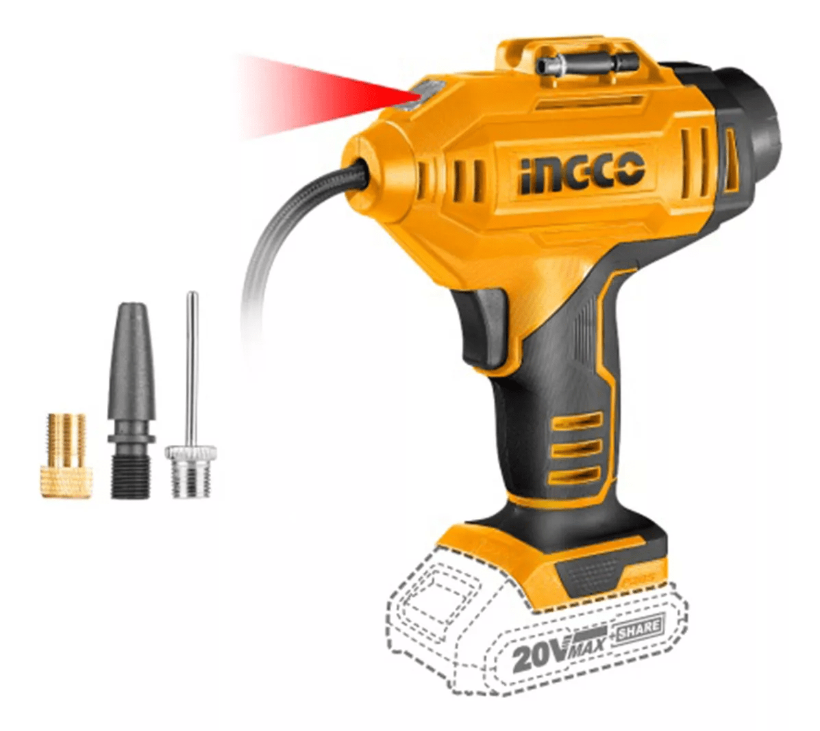 COMPRESOR DE AIRE AUTOMÁTICO AIRE AUTOMÁTICO 20 V | iTools Store