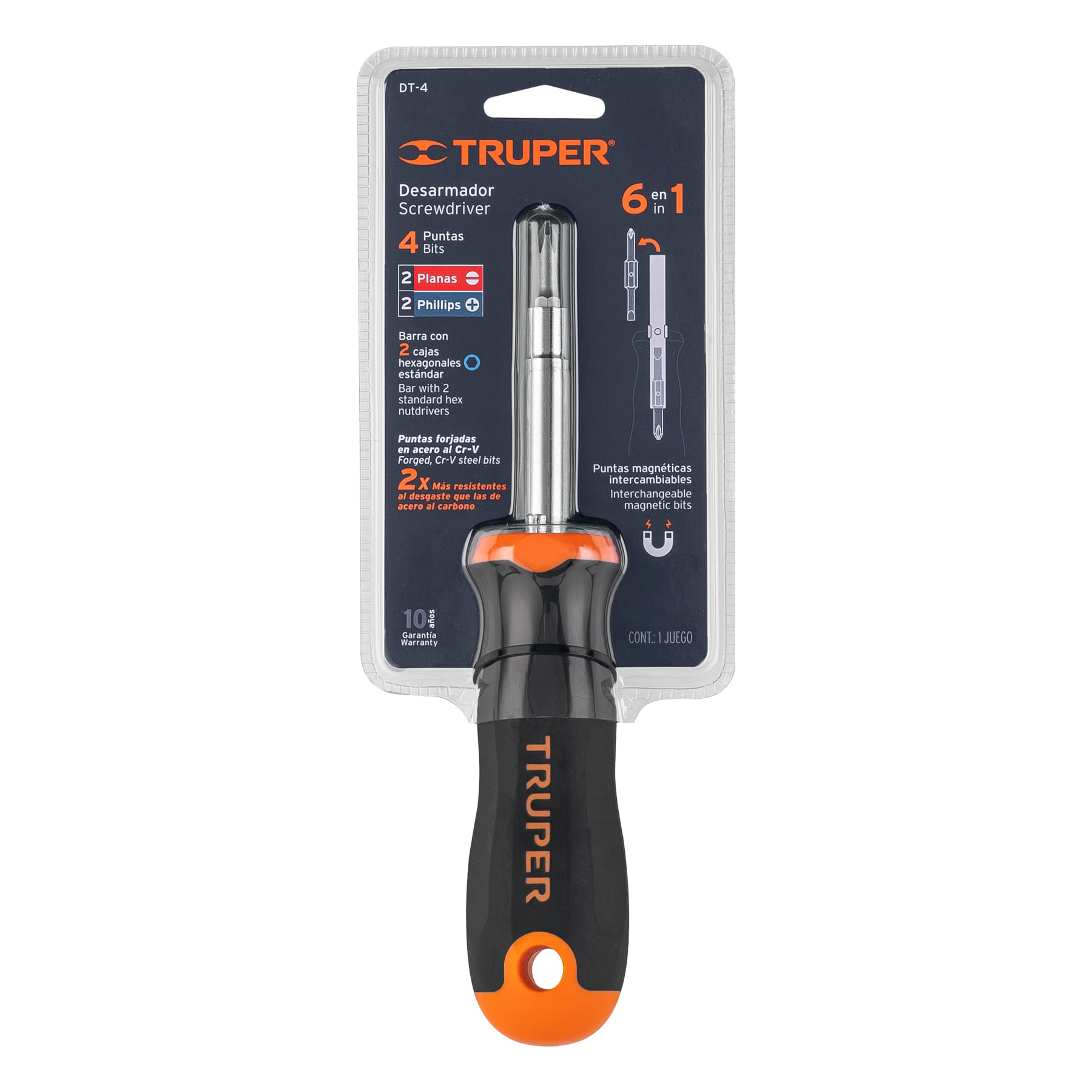 JUEGO DESARMADORES MULTIPUNTA 6 EN 1 TRUPER MULTI PUNTA 14200 | iTools ...