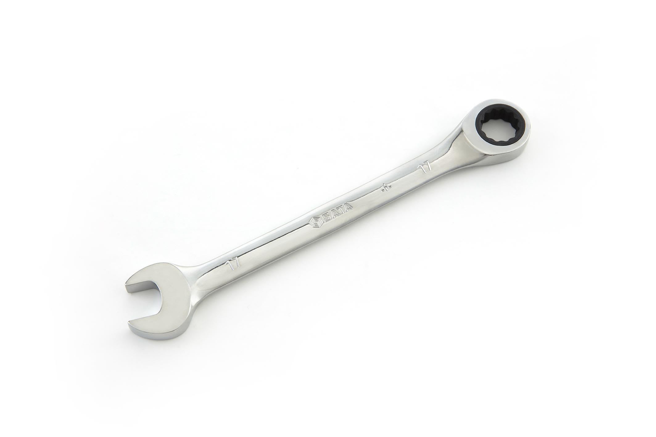 LLAVE MIXTA CON RATCHET 19 MM SATA | iTools.Pe