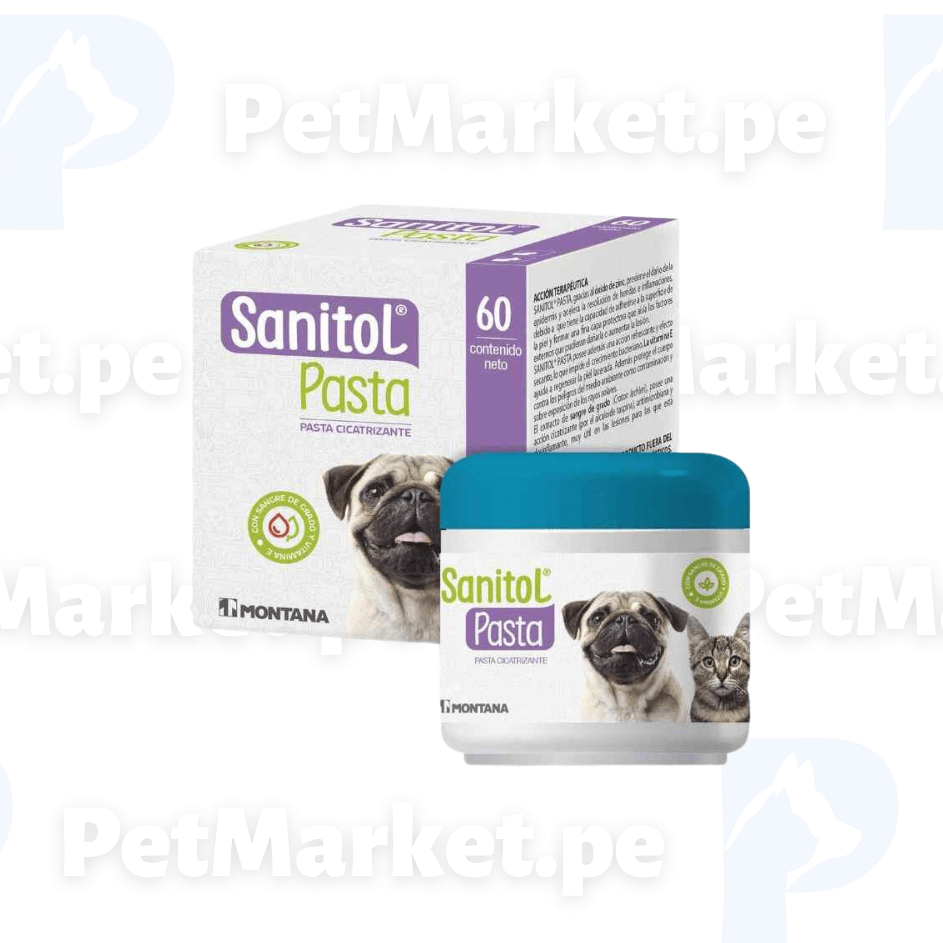 Sanitol Pasta 60g | PetMarket | Petmarket.pe