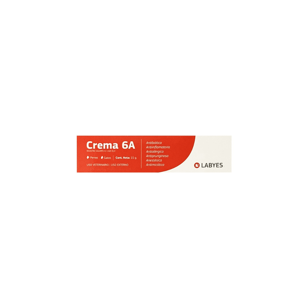 CREMA 6A 15g - Uso dermatológico en perros y gatos | PetMarket ...