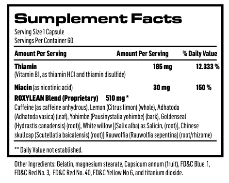 ROXYLEAN Blend 60 Cápsulas | Nutrekall