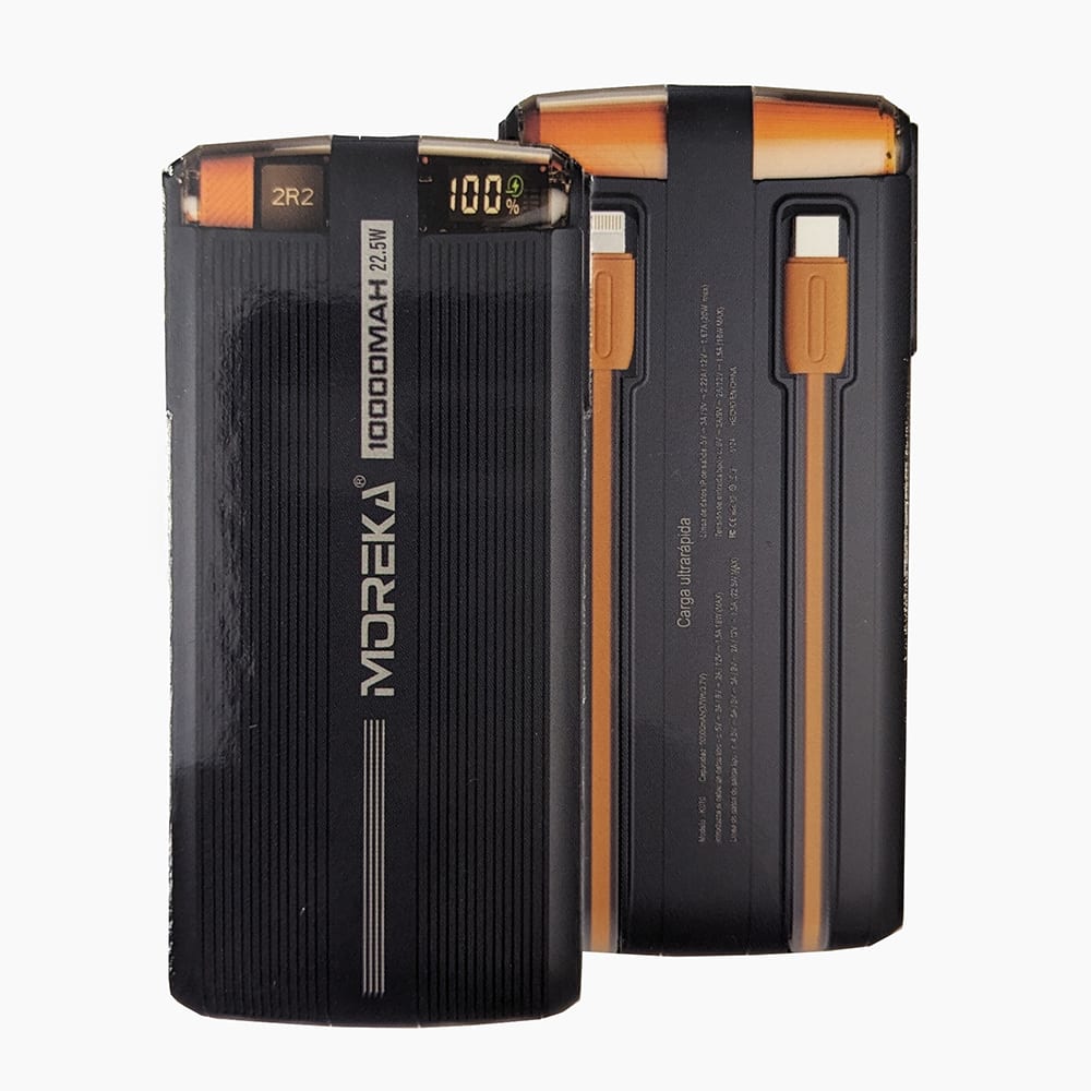 Power Bank Moreka K070 10000 mAh 22.5W Tipo C IP V8 | MOREKA SHOP