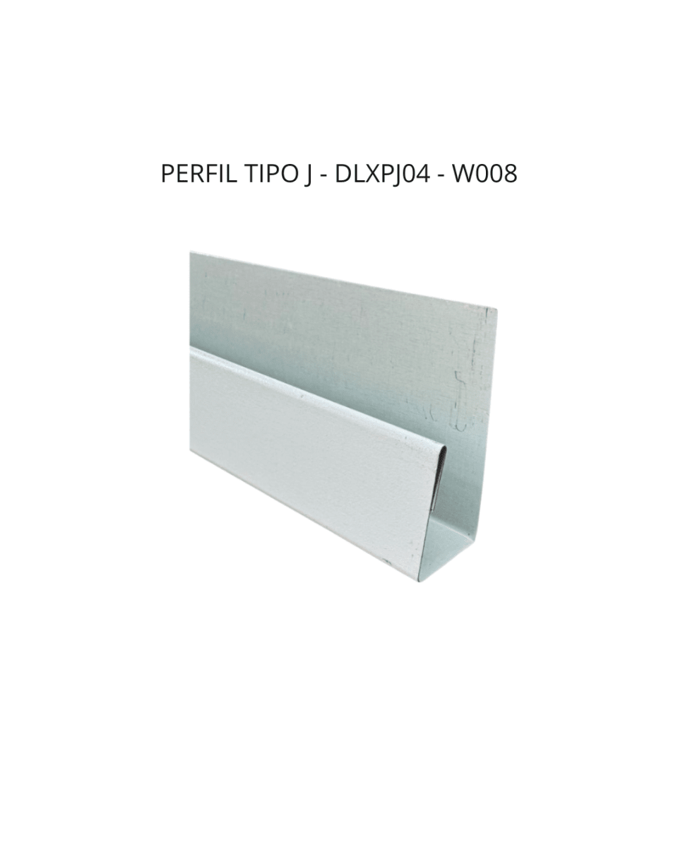 PERFIL TIPO J - DLXPJ04 - W008 | Outlet de puertas