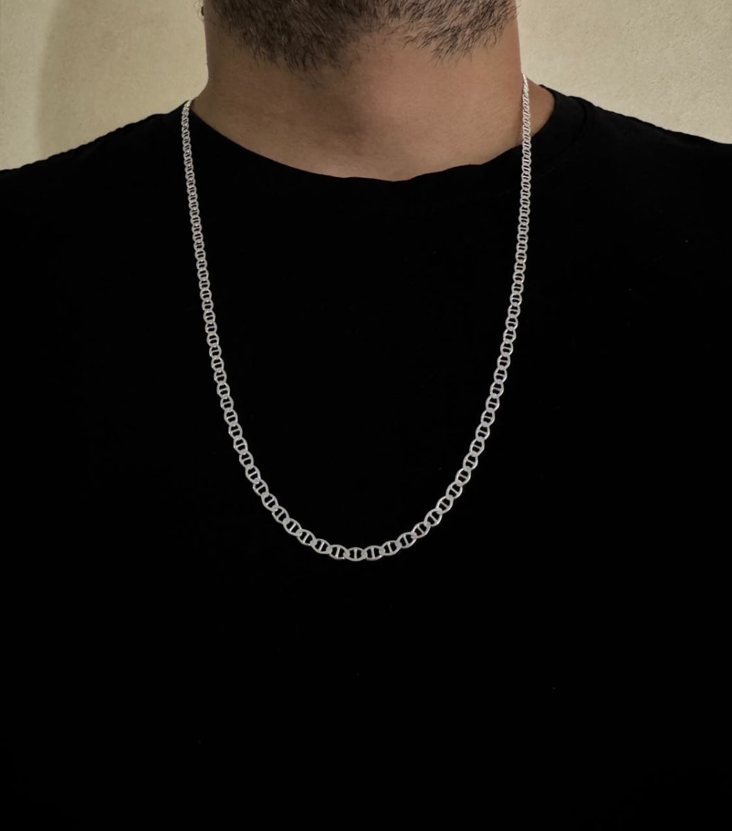 CADENA GUCCI 70CM X 4MM | Joyas Exclusivas Italianas Plata 925