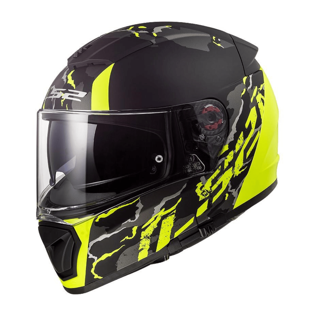 CASCO LS2 FF390 BREAKER EVO FELINE YELLOW | Full Ruedas Chile