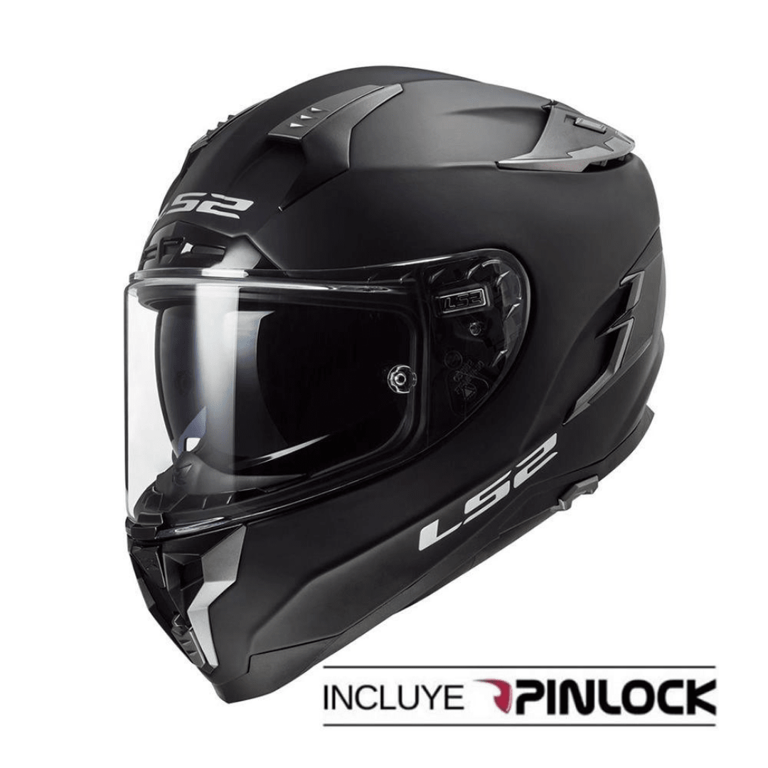CASCO LS2 FF327 CHALLENGER MATTE BLACK | Full Ruedas Chile