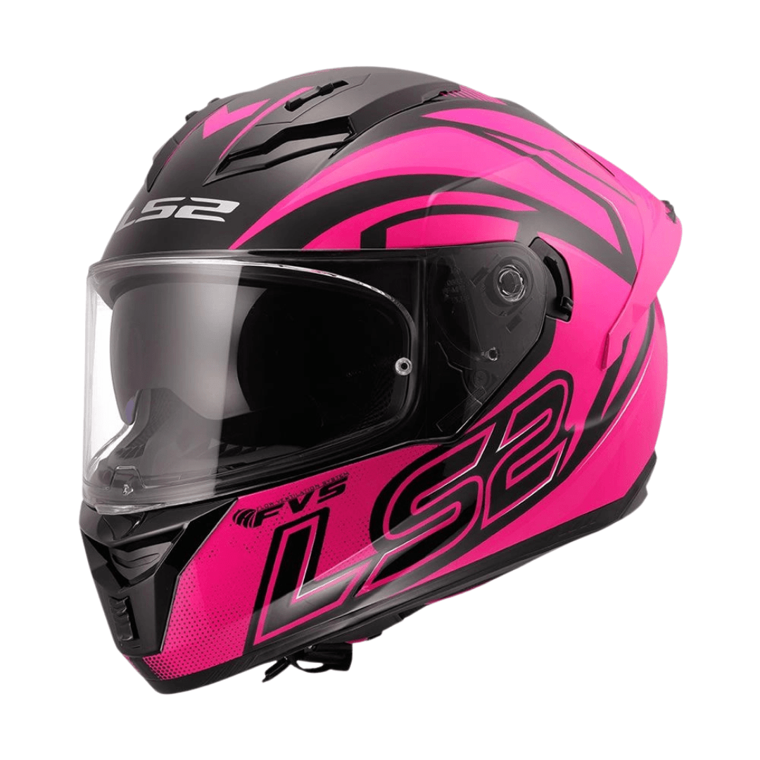CASCO LS2 FF806 FUSION SINGULAR PINK BLACK | Full Ruedas Chile
