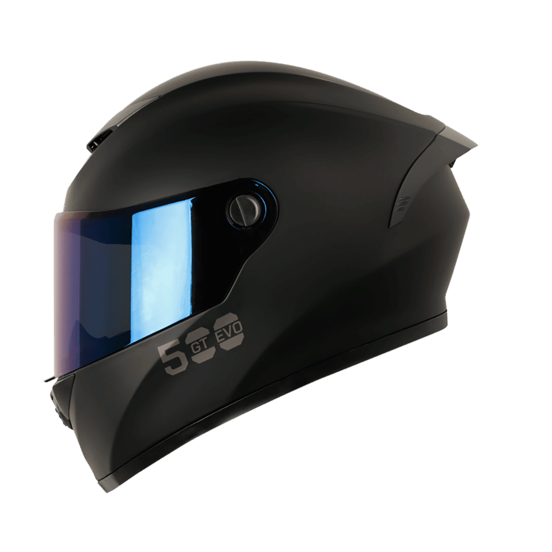 CASCO XONE 500GT SOLID BLACK BLUE | Full Ruedas Chile