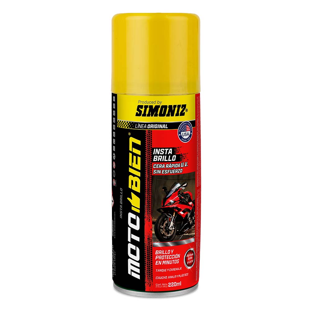 CERA AEROSOL UV SIMONIZ MOTO BIEN | Full Ruedas Chile
