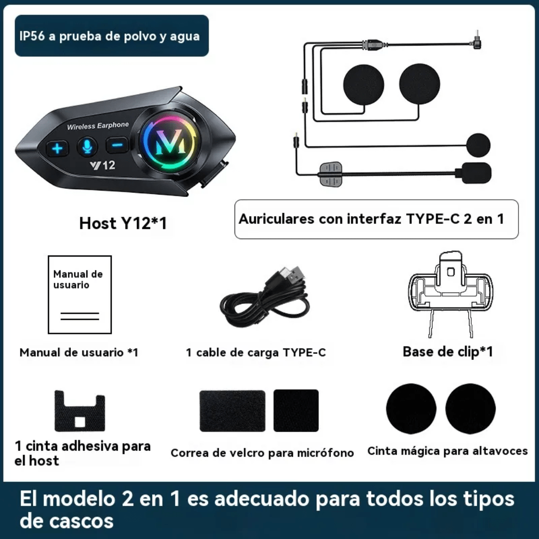 INTERCOMUNICADOR Y12 PRO | Full Ruedas Chile