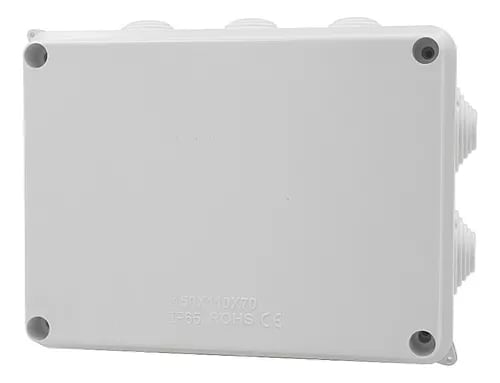 150*110*70 Caja Estanca Ip55 Pvc para sistema vigilancia | IAI TECH VDM