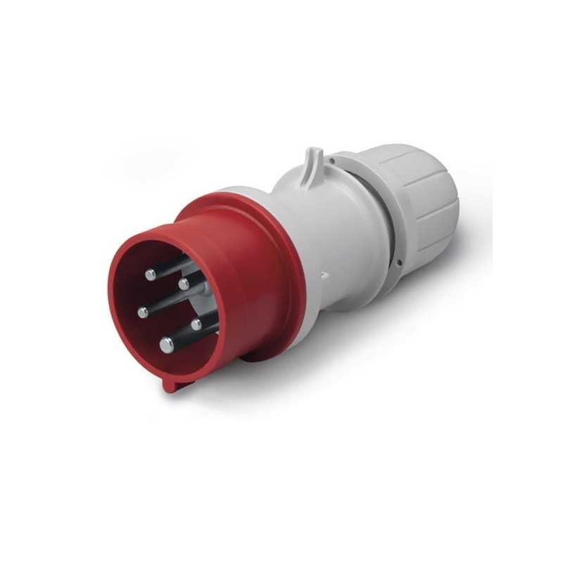 Enchufe industrial Macho volante 3P+T 32A Trifásico | Marcani Ltda