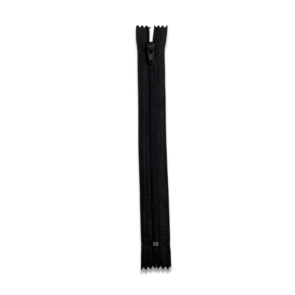 CIERRE NYLON #3 NEGRO-18 CM/50 PCS | Cordonería Chike Envios a Todo Chile!