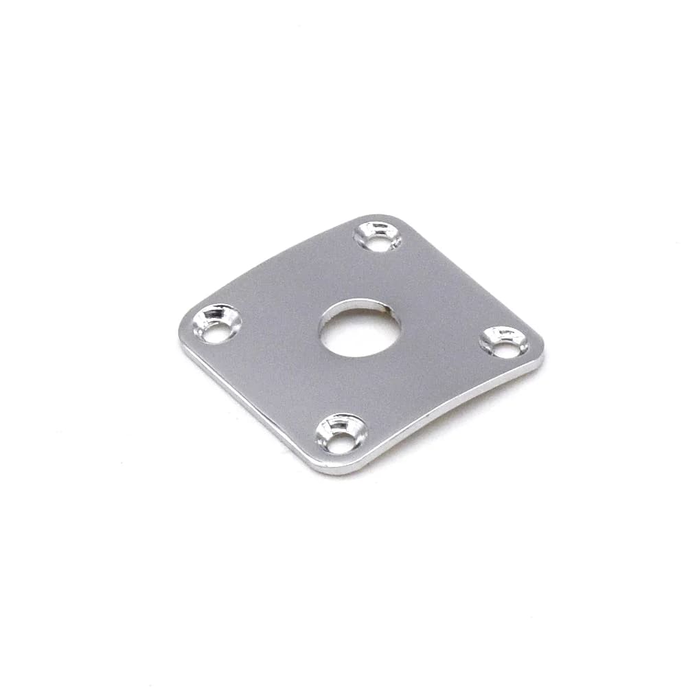 Placa para Conector 1/4" (Jack Plate) Cuadrado Curvo con Orificio Plano ...
