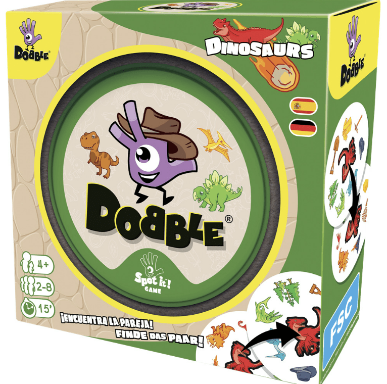 DOBBLE DINOSAURS ECO SLEEVE | Alerce Literario - Librería en Osorno y La Unión