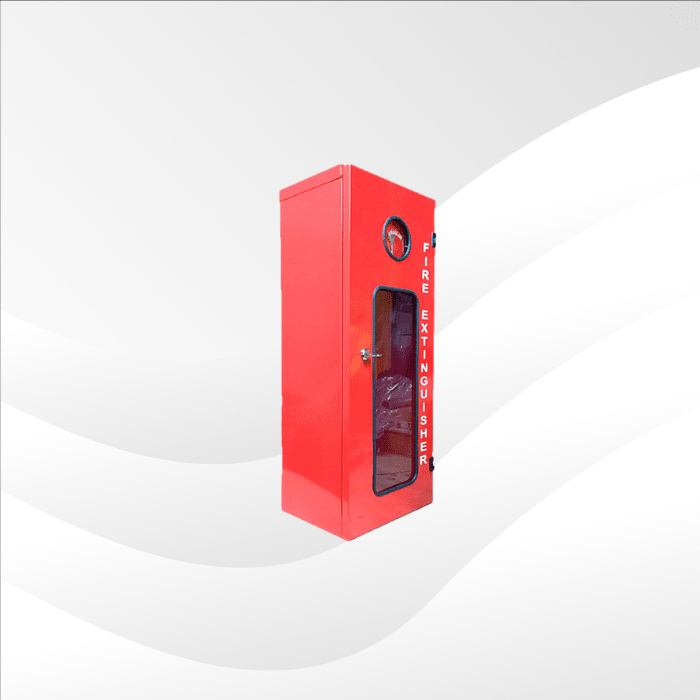 GABINETE METÁLICO CON LLAVE Y VISOR INSPECCIÓN EXTINTOR 10K | Equipos Contra Incendio y EPP ...