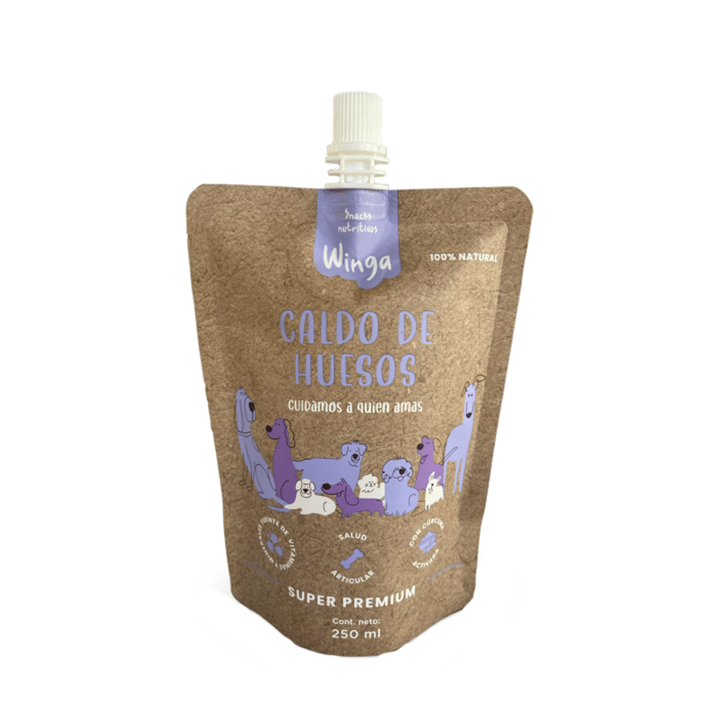 WINGA CALDO DE HUESOS 250ML | Valpets