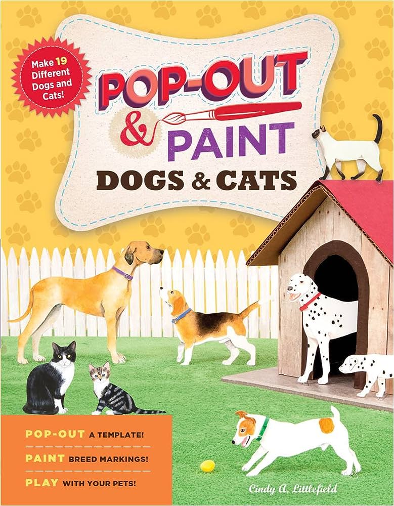 Pop-Out & Paint Dogs & Cats | Peak Games