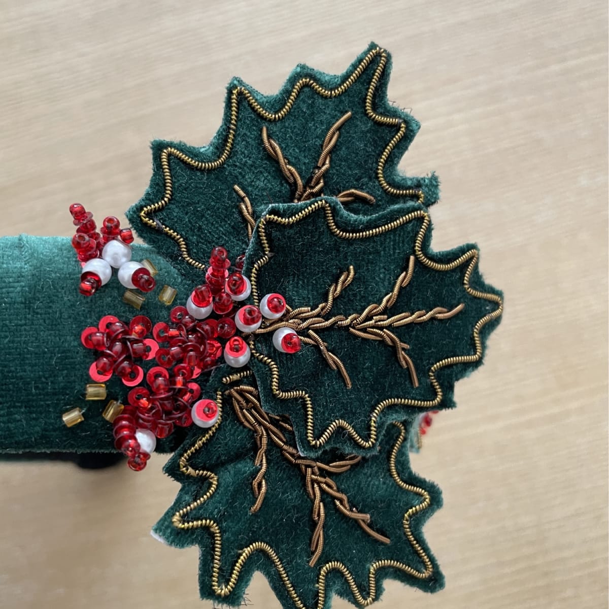 Kit Navidad Cintillo stumpwork | Martín Bordador | Kits y Lienzos para ...