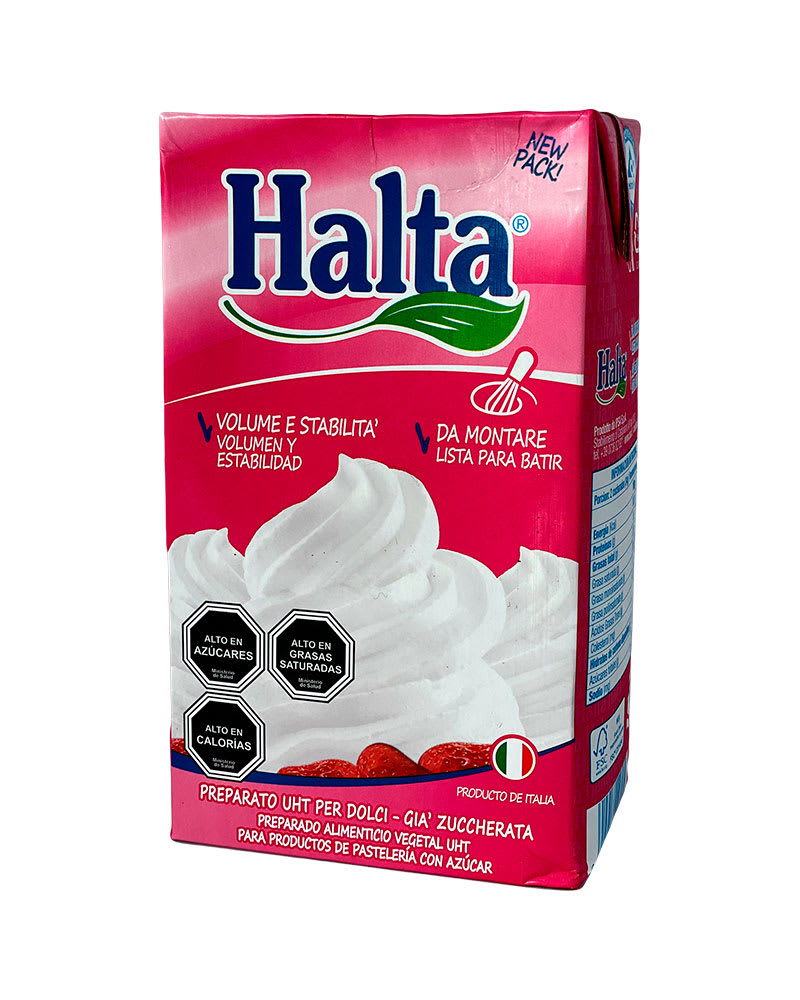 CREMA VEGETAL HALTA 1 L | Distribuidora Maureen 2024