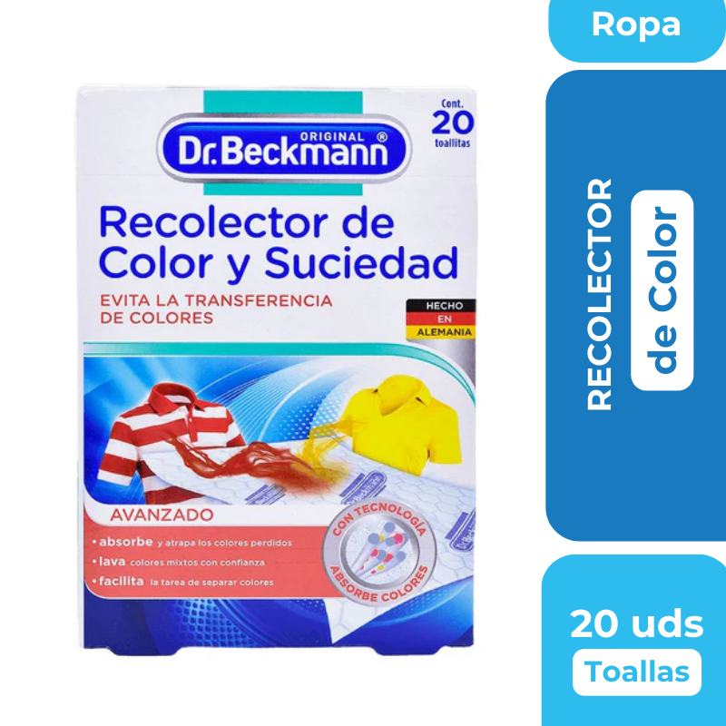 Recolector de Color y Suciedad. Dr.Beckmann | Limpioteca
