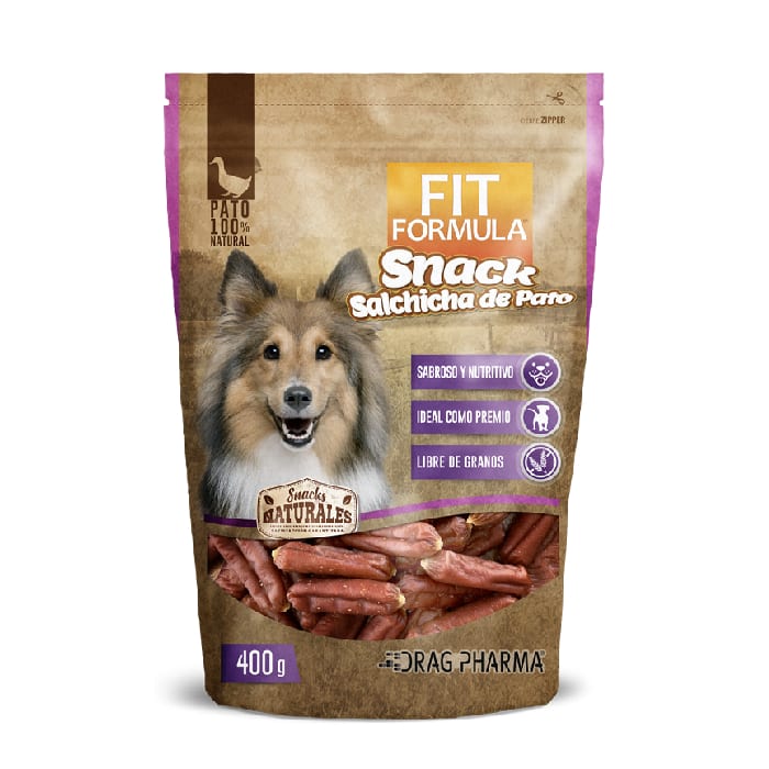 FIT FORMULA SNACK SALCHICHA DE PATO snack para perros | SUPERPET