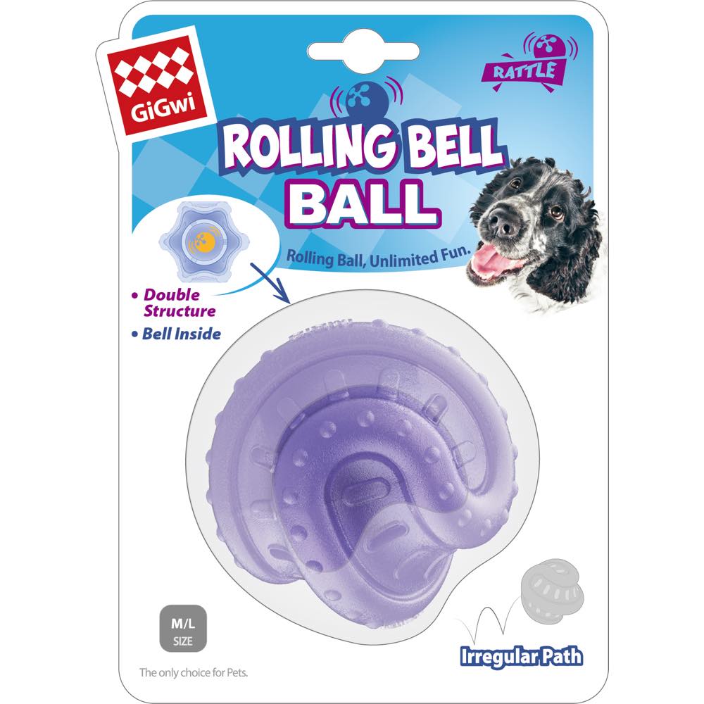 Gigwi Rolling Bell Ball - Talla M | Brisa Pet Shop