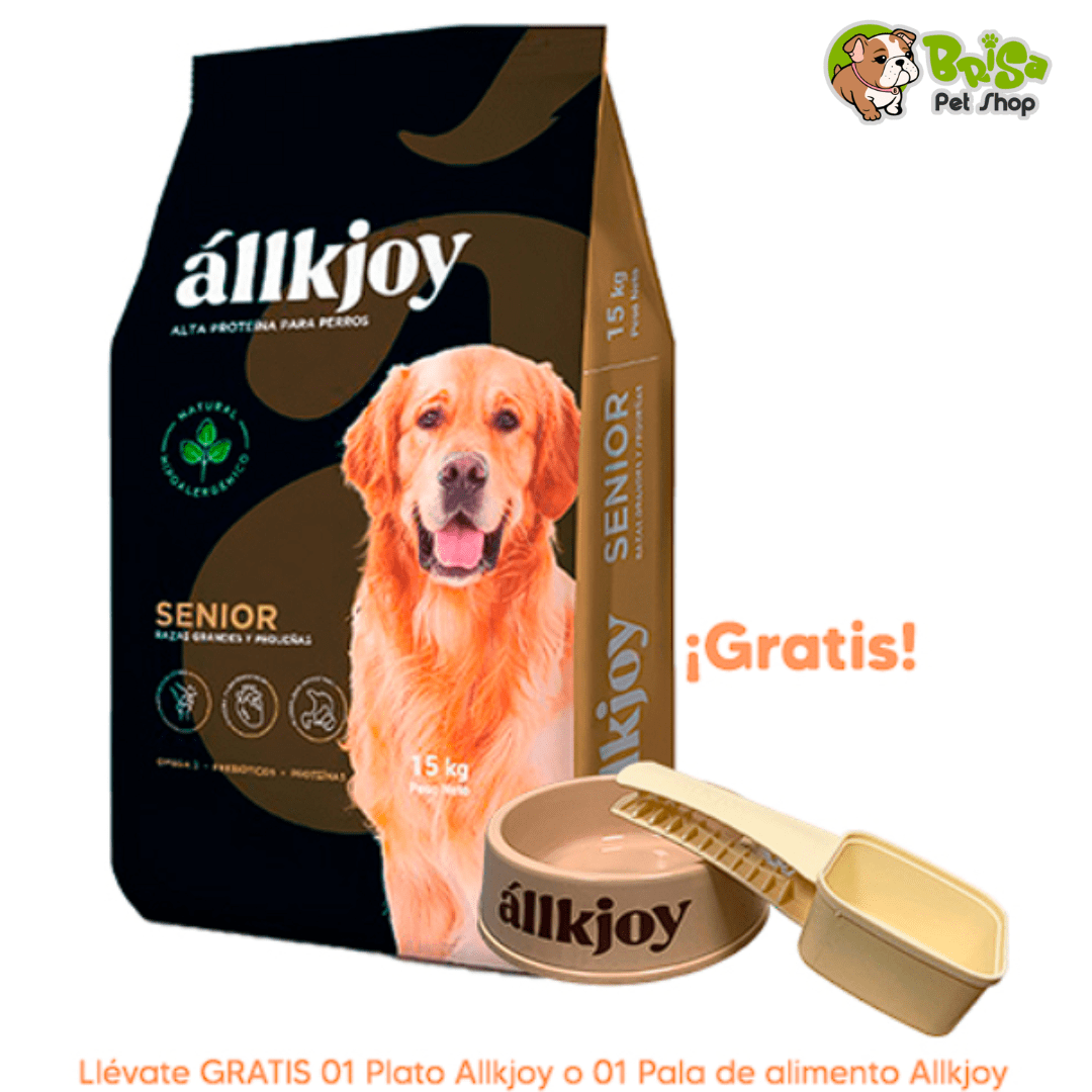 Allkjoy Adulto Senior todas las Razas 15kg | Brisa Pet Shop
