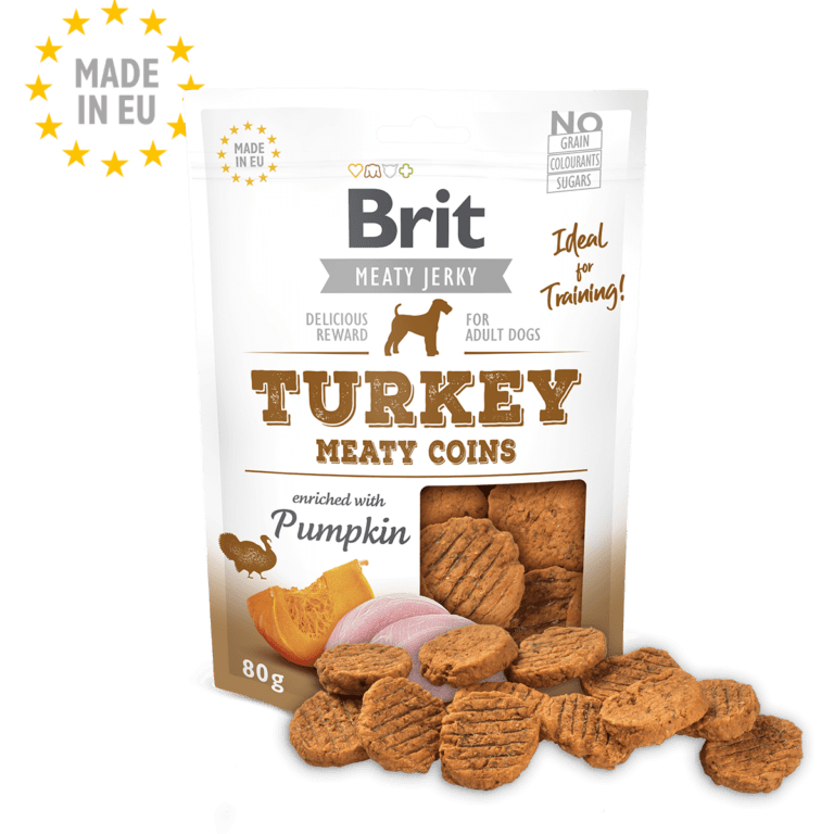 Brit Jerky Snacks Turkey Meaty 80gr | Brisa Pet Shop
