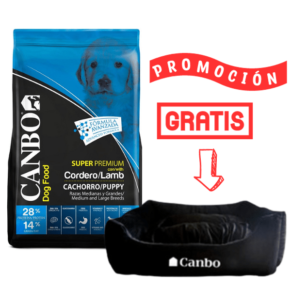 Canbo Cachorro Super Premium Cordero Razas Medianas y Grande 15kg ...