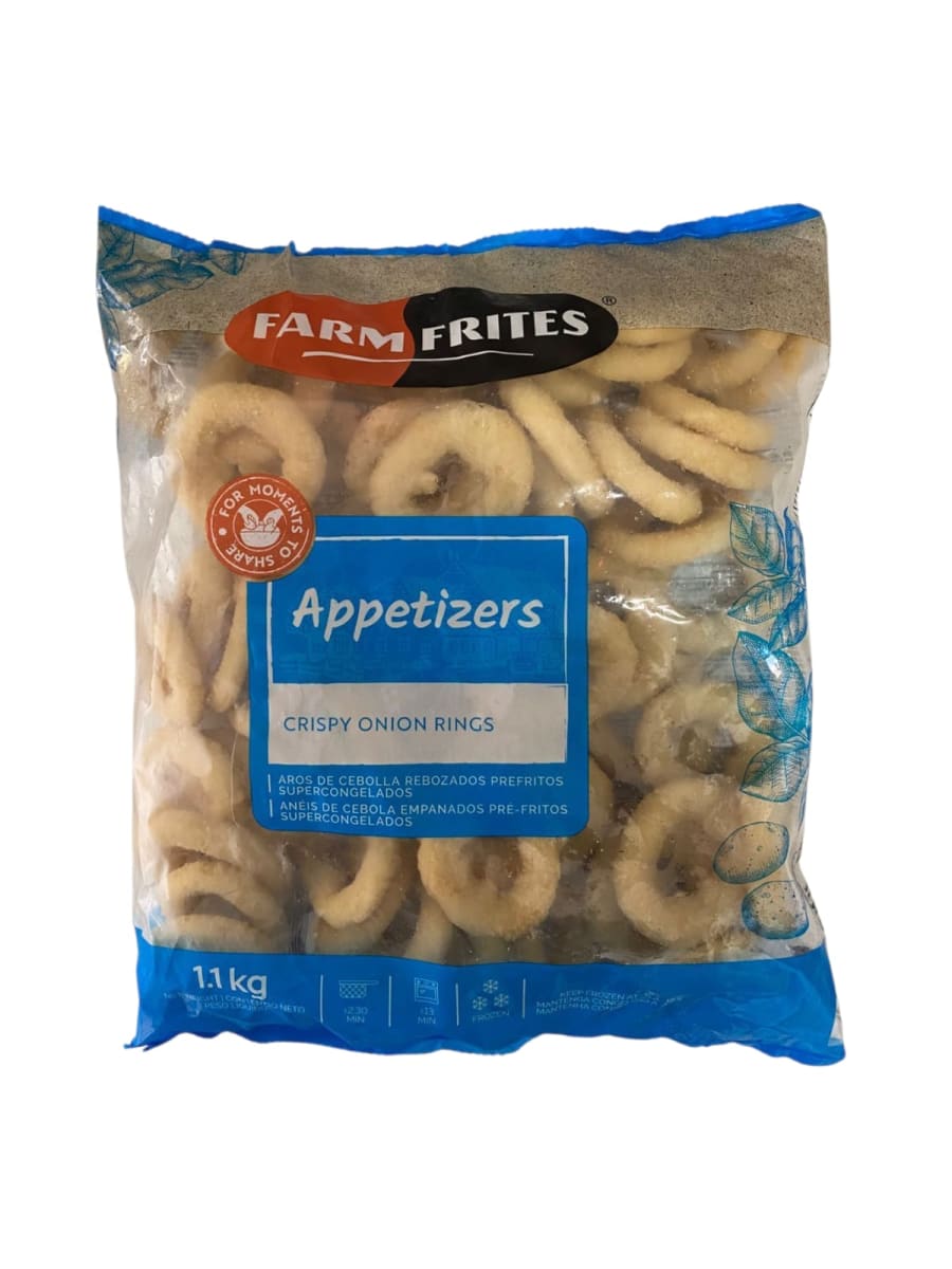 Aros De Cebolla Farm Frites Bolsa 1,1 kg | Productos al mayor para ...