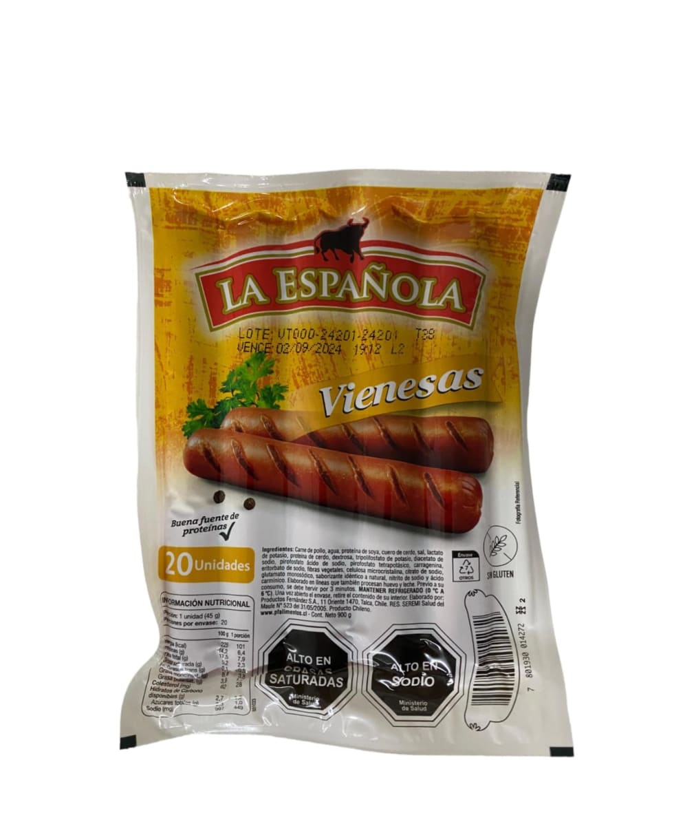 Vienesas y otros | Productos al mayor para pizzerías en Santiago ...