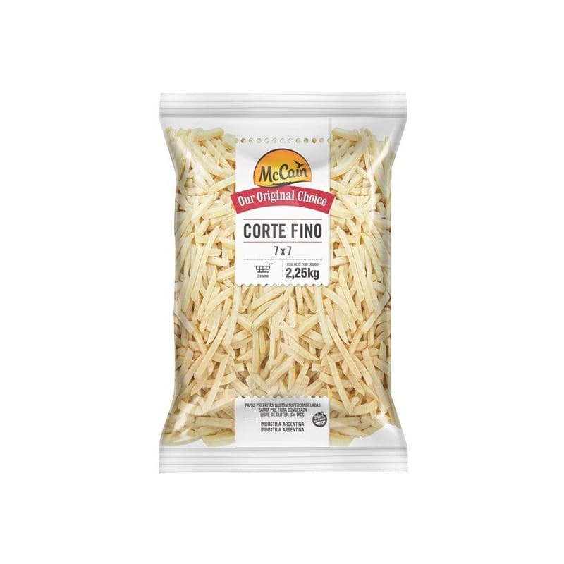 Papas PreFritas Marca McCain 7x7 | El Quesero