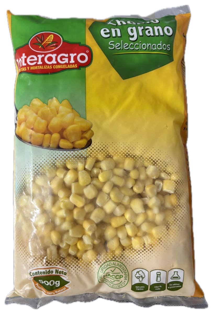 Choclo en grano 500 gr Marca Interagro | El Quesero