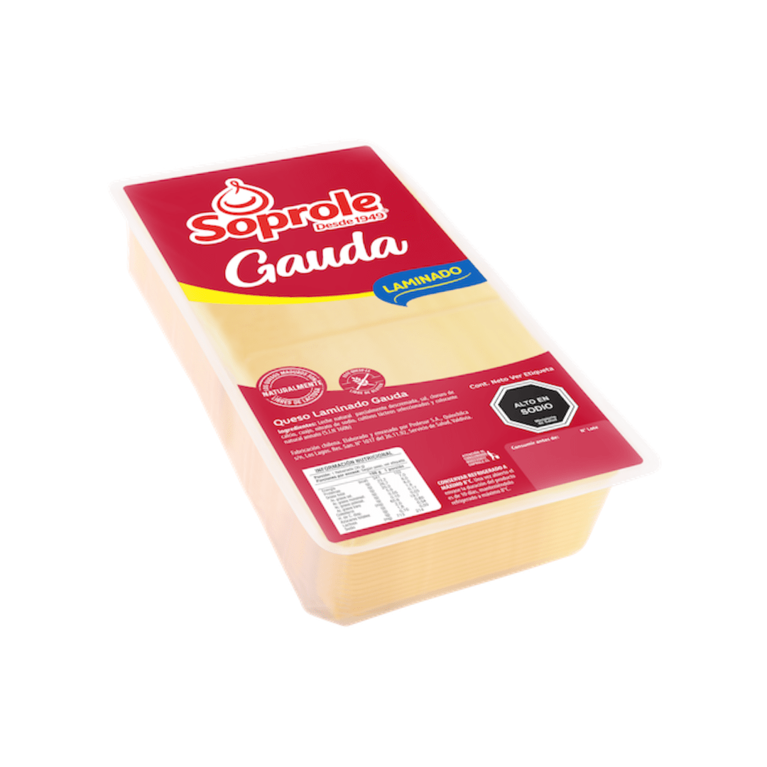 Queso Gouda Laminado Marca Soprole | El Quesero
