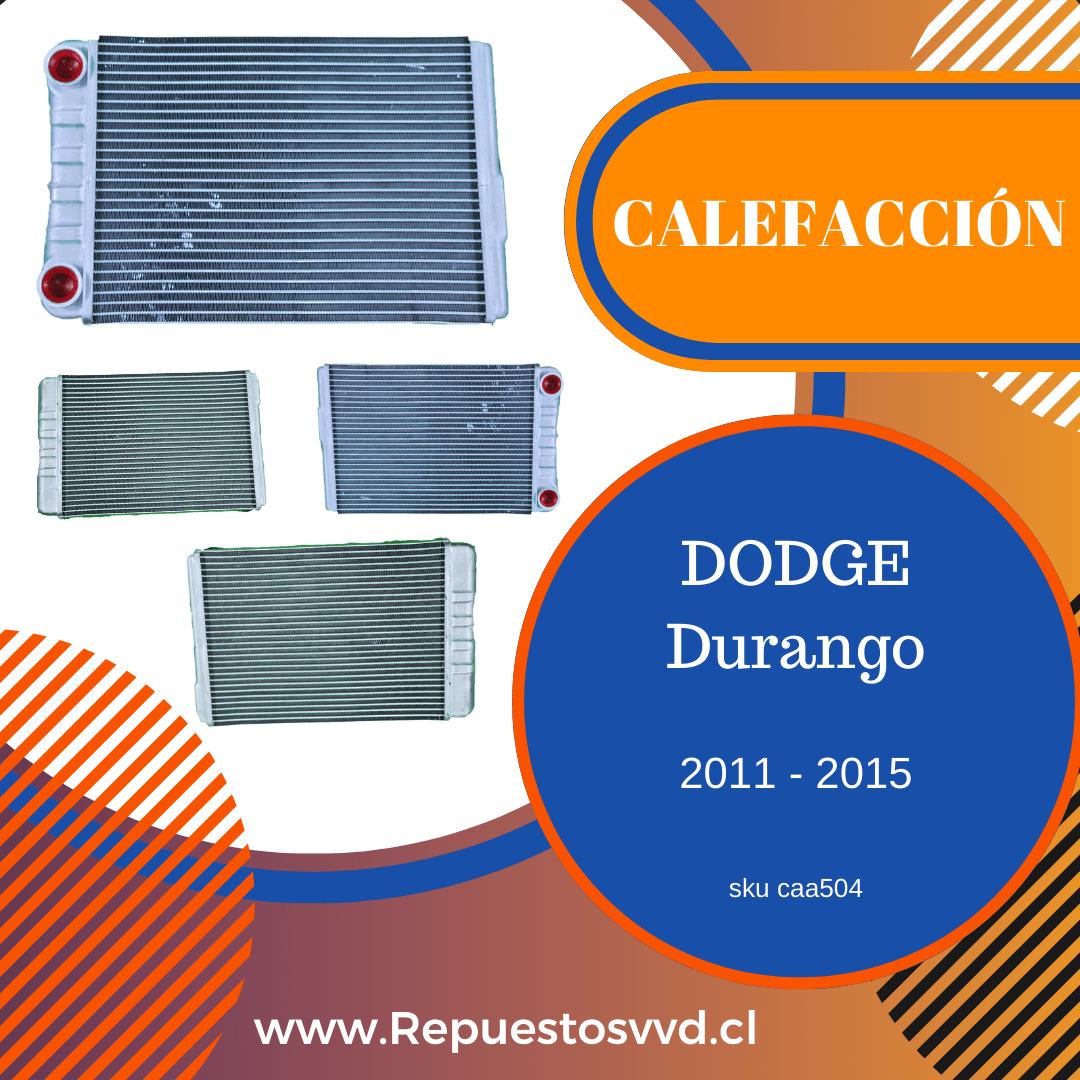 RADIADOR DE CALEFACCION DODGE DURANGO 2011/2015 | IMPORTADORA DE ...