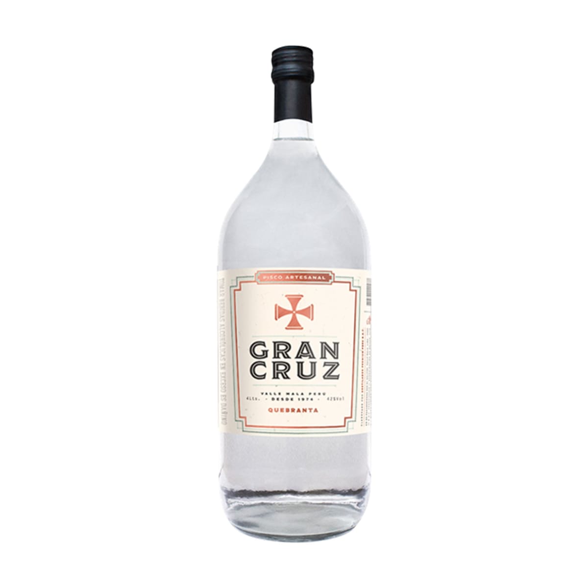 PISCO GRAN CRUZ QUEBRANTA 2 LT | Botilleria Edrink