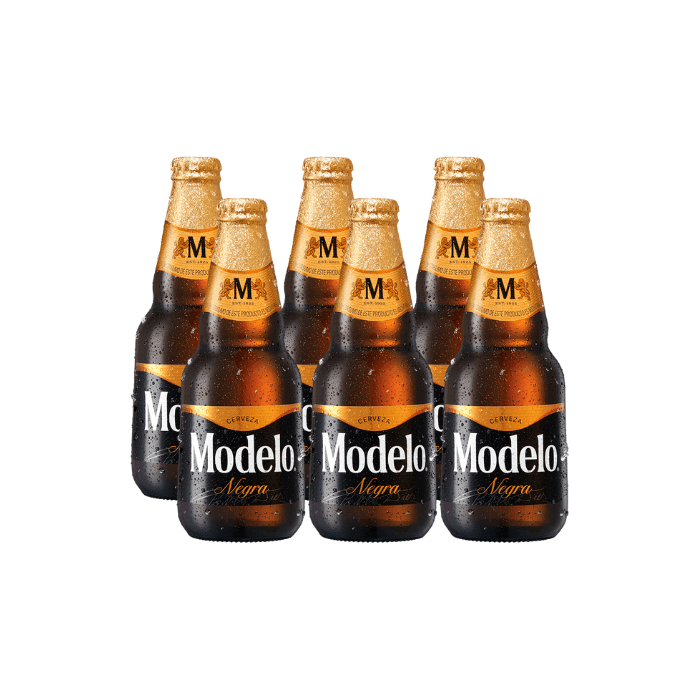 SIX NEGRA MODELO VIDRIO 355ml | Buamas