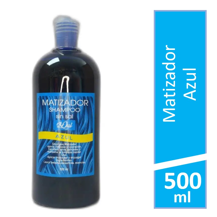 Matizador Shampoo Azul Sin Sal 500ml | PRO AHORRO®