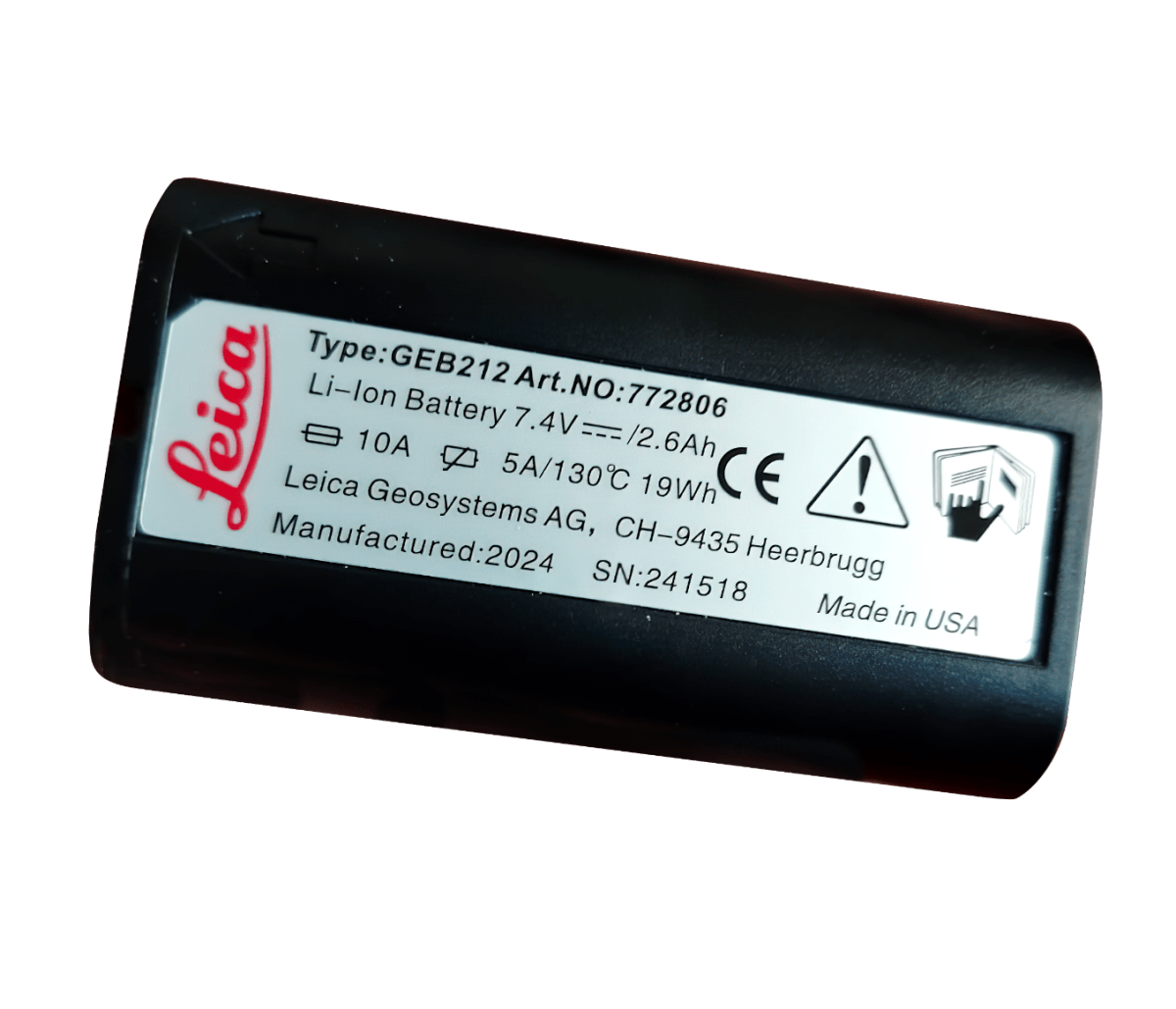 BATERÍA LEICA GEB212 | GLOBAL PRECISION INSTRUMENTS S.A.C.