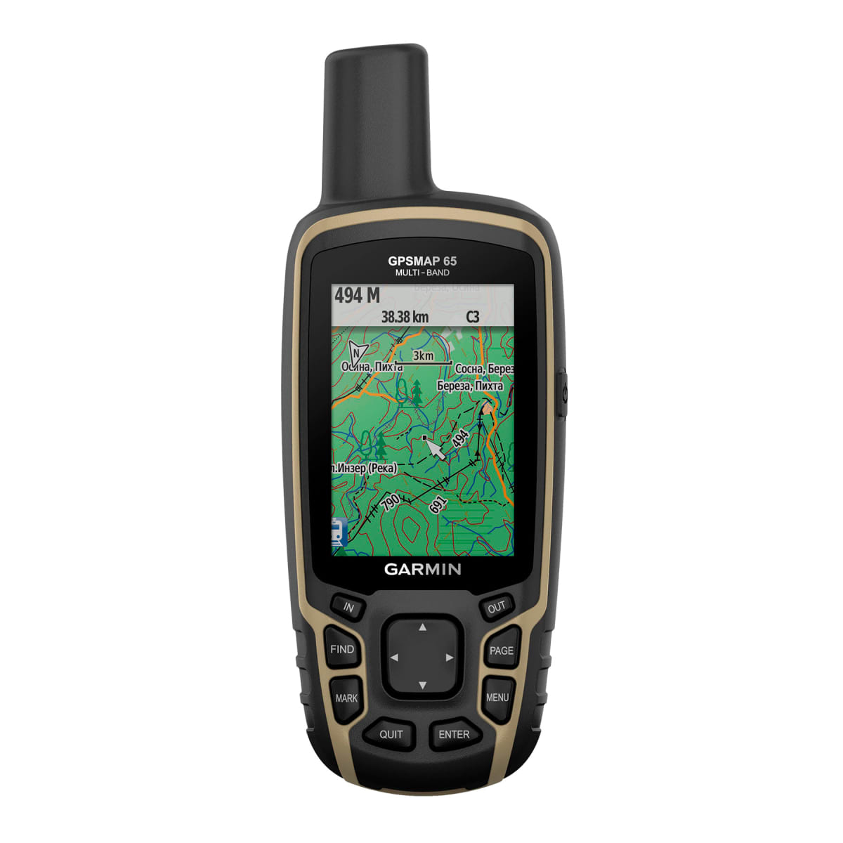 GPS GARMIN GPSMAP 65 MULTI-BAND | GLOBAL PRECISION INSTRUMENTS S.A.C.
