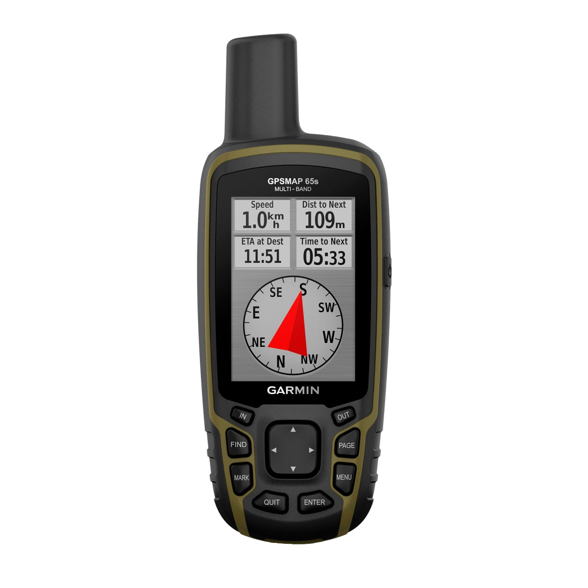 GPS GARMIN GPSMAP 65S MULTI-BAND | GLOBAL PRECISION INSTRUMENTS S.A.C.