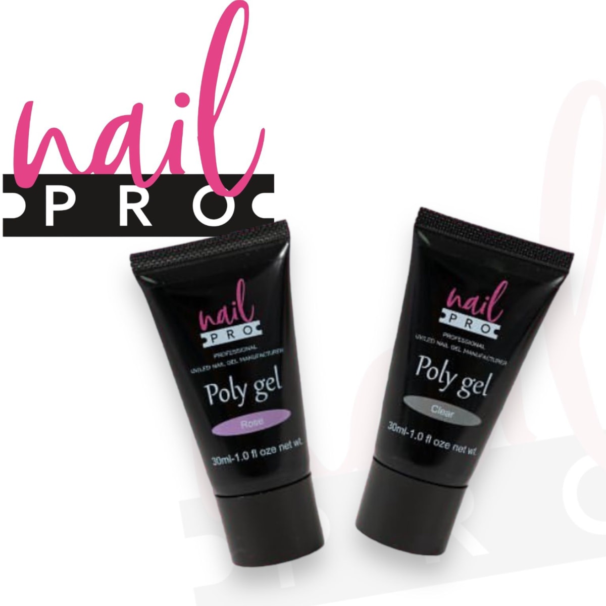 NAIL PRO POLIGEL CLEAR 30ML | Mundo Belleza